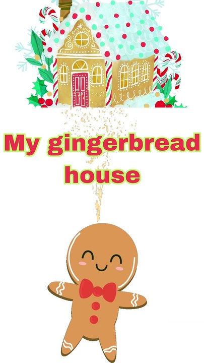 very sweet poem on gingerbread house #gingerbread #christmas - video ...