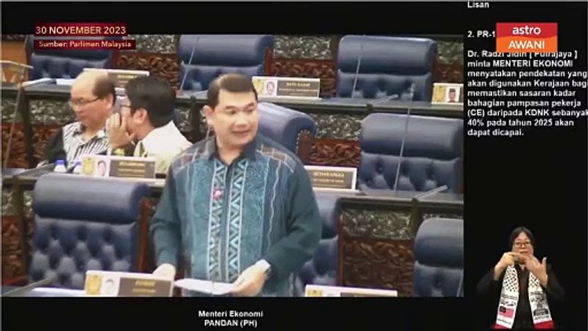 17 anjakan besar tingkatkan nisbah gaji pekerja (CE) - Menteri Ekonomi | Astro Awani