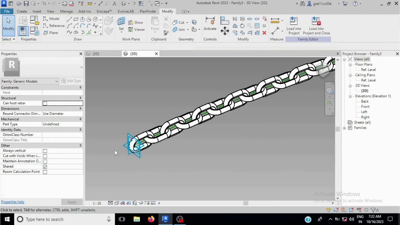 Parametric Adaptive Chain in Revit Tutorial - video Dailymotion