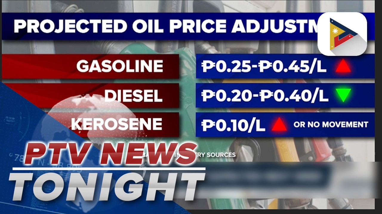Oil price adjustments expected next week - video Dailymotion