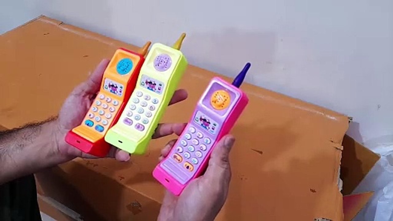 Unboxing and Review of Cordless Musical Toy Phone Mobile for Kids ...