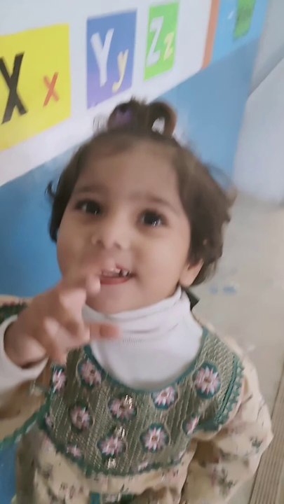 Baby learning if English words. In ECE room - video Dailymotion