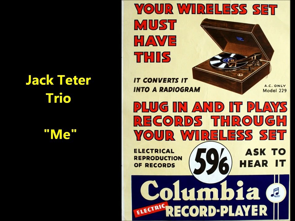 Jack Teter Trio - Me (1920) - Vídeo Dailymotion
