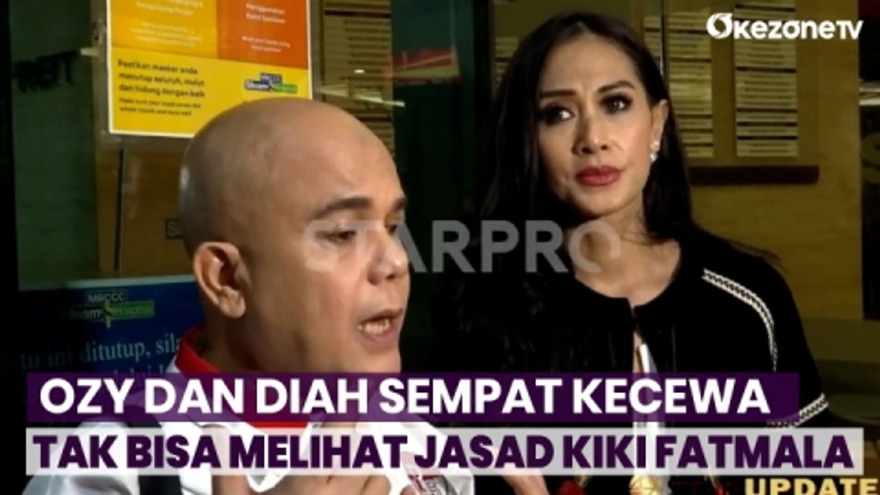 Kesedihan Ozy Syahputra dan Diah Permatasari Bertambah Karena Tak Sempat Lihat Langsung Mendiang ...