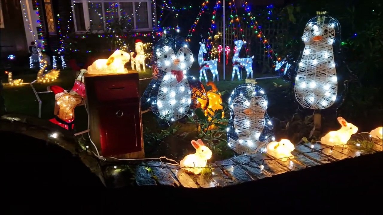 Animal themed Christmas lights display in Gorse Avenue Worthing for ...