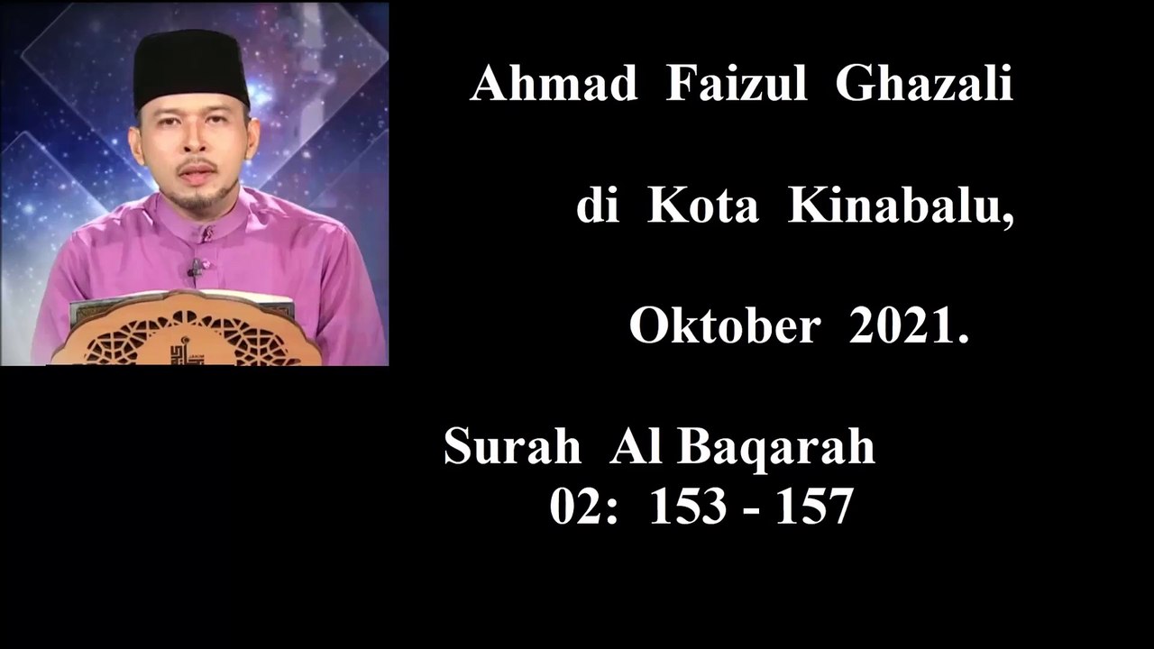 Tilawah Al Qur'an, Surah Al Baqarah 02 : 153 -157 (terjm. MELAYU ...