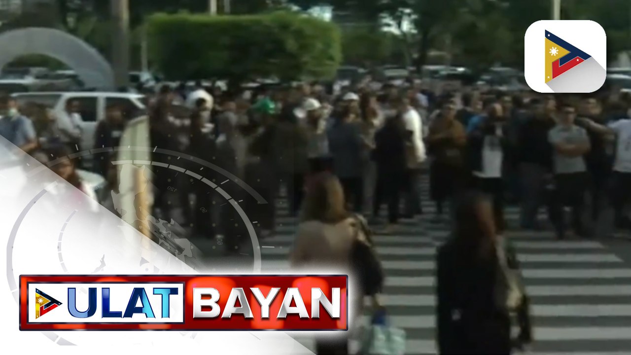 Mga empleyado at senador, pinalabas ng gusali bunsod ng malakas na ...