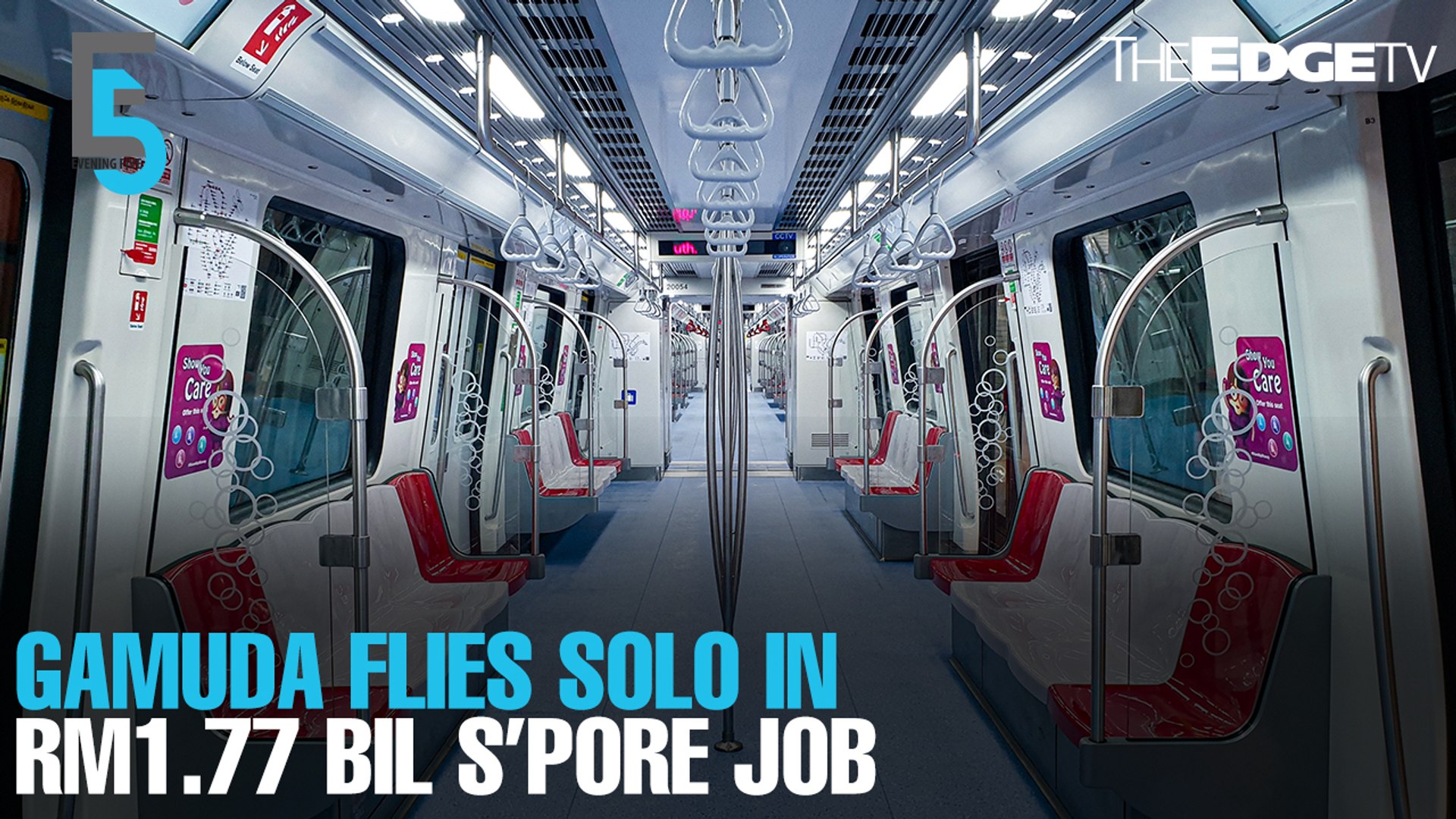 EVENING 5: Gamuda bags first solo job in Singapore worth RM1.77 bil