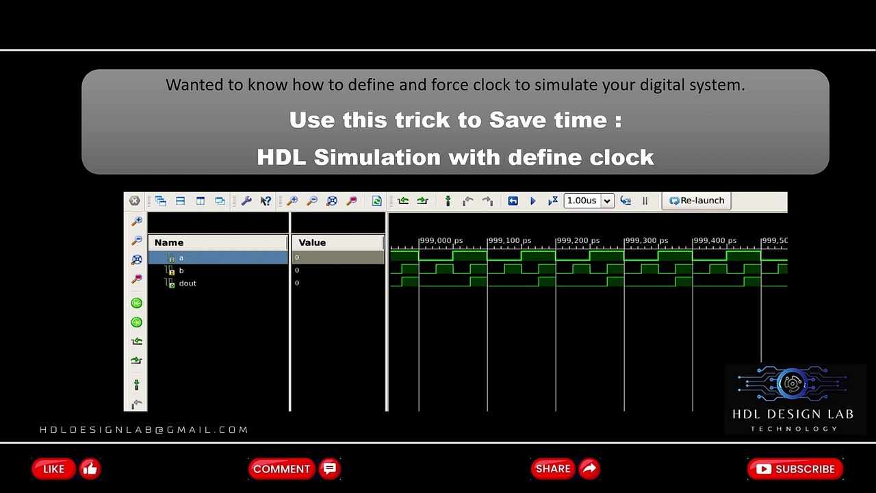 Trick to save time in VHDL or verilog HDL simulation - video Dailymotion