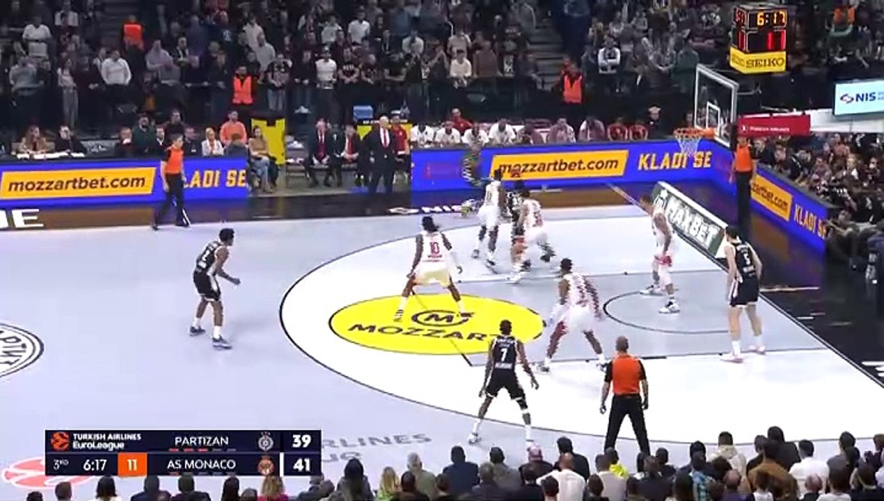 KK Partizan 89 -85 Win Against AS Monaco in the EuroLeague - video ...