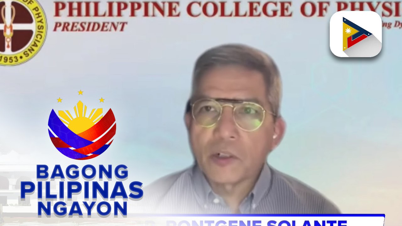 Panayam kay infectious disease expert Dr. Rontgene Solante - video ...