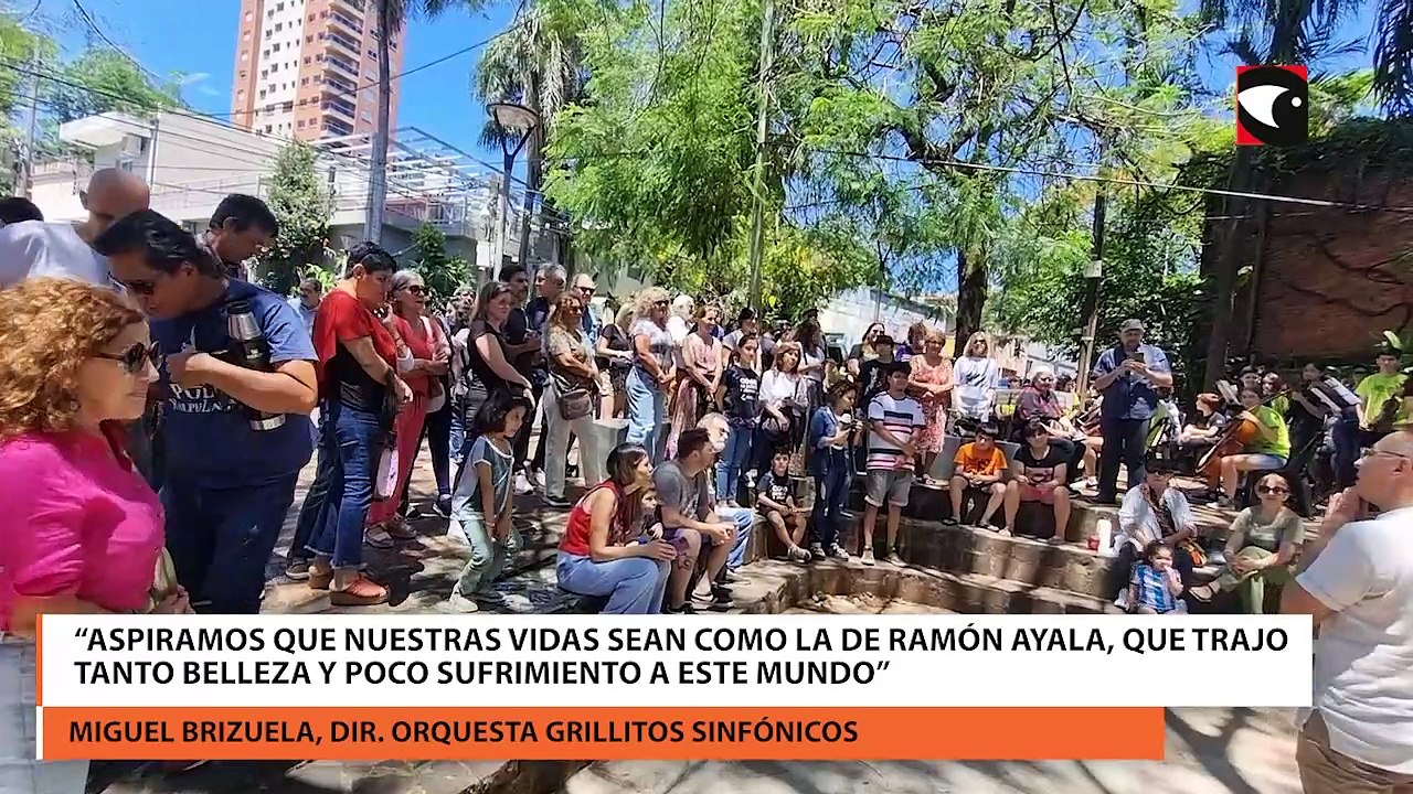 Los Grillitos Sinfónicos estuvieron presentes en la despedida a Ramón ...