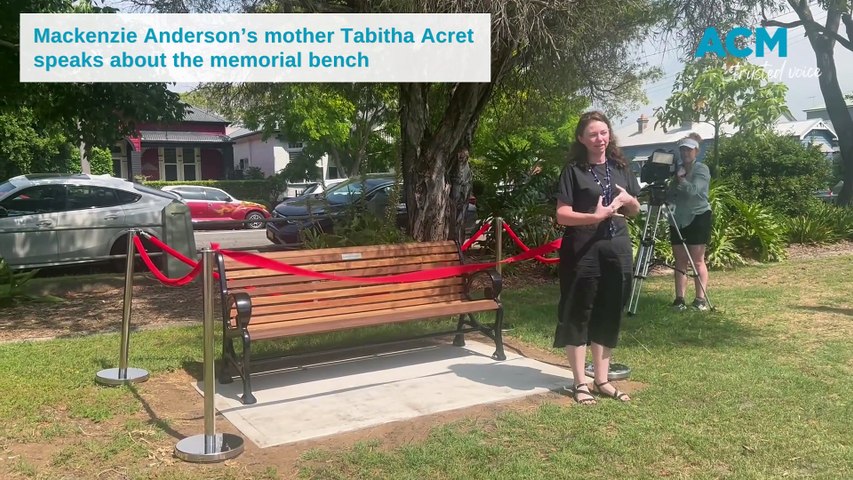Mackenzie Anderson memorial bench -Gregson Park - Dec 23 | Newcastle ...