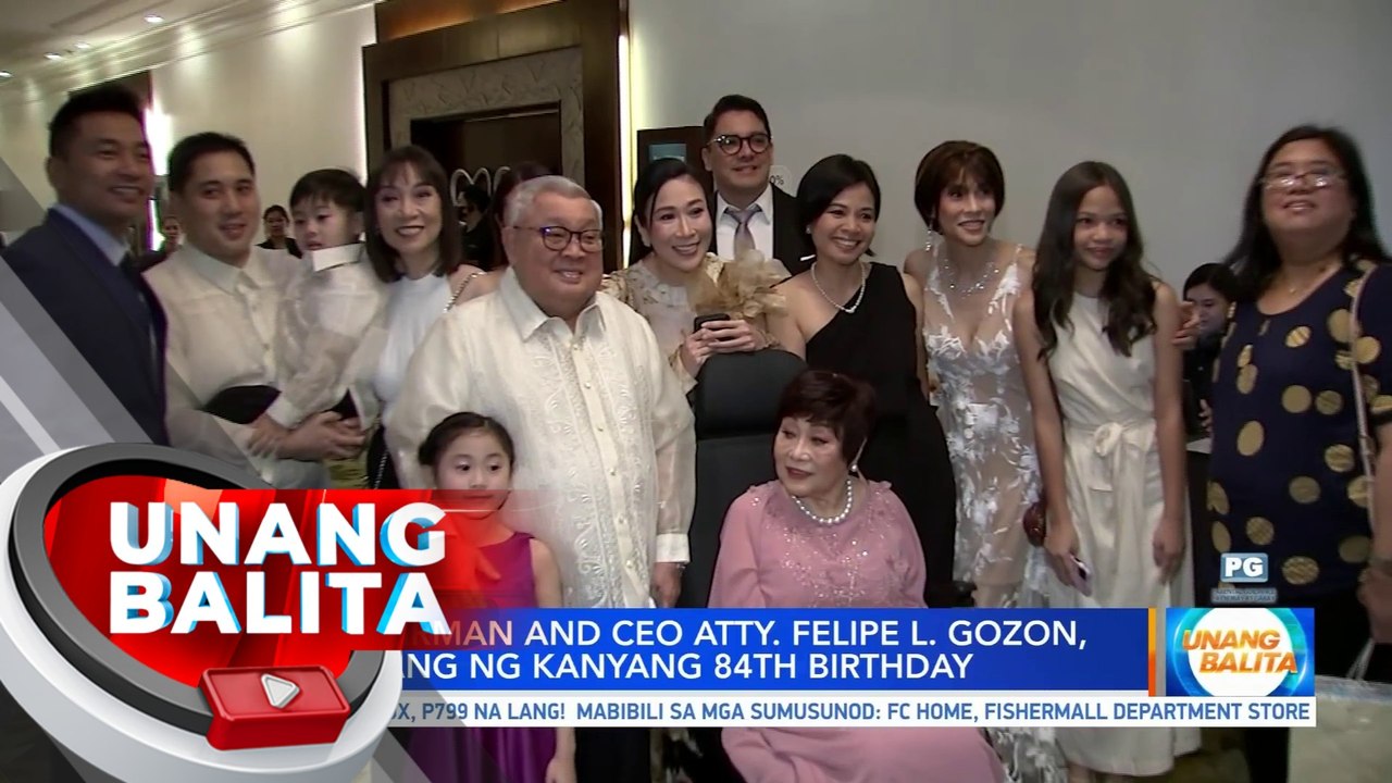 GMA Chairman & CEO Atty. Felipe L. Gozon, nagdiwang ng kanyang 84th ...