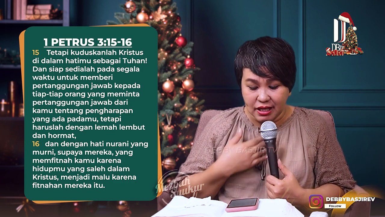 1 Petrus 3 ayat 15 - Debby Basjir #debbybasjir - video Dailymotion