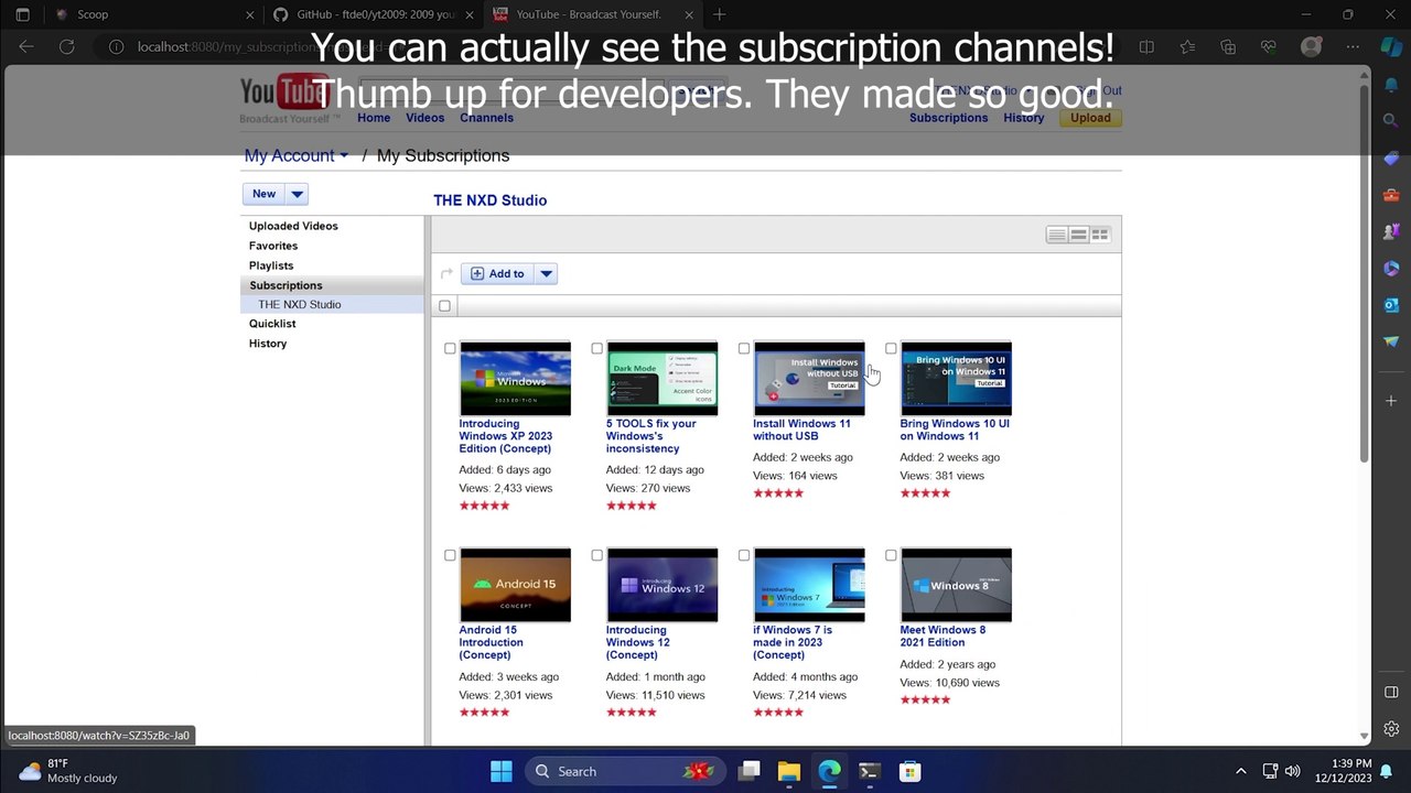 I brought 2009 Youtube back in 2023... - Video Dailymotion