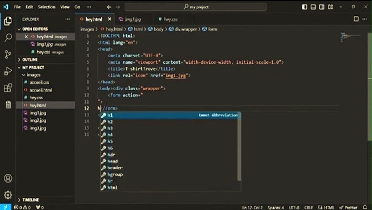 site web html css js - video Dailymotion