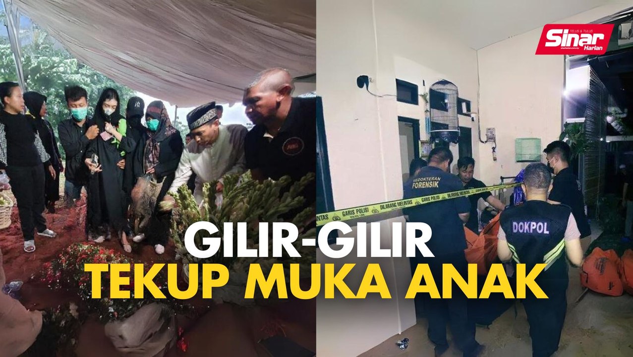 Gilir-gilir tekup muka anak - Video Dailymotion