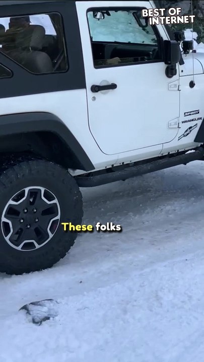 Off-Road Skiing Adventure with a Jeep! ⛷️ || Best of Internet - video ...