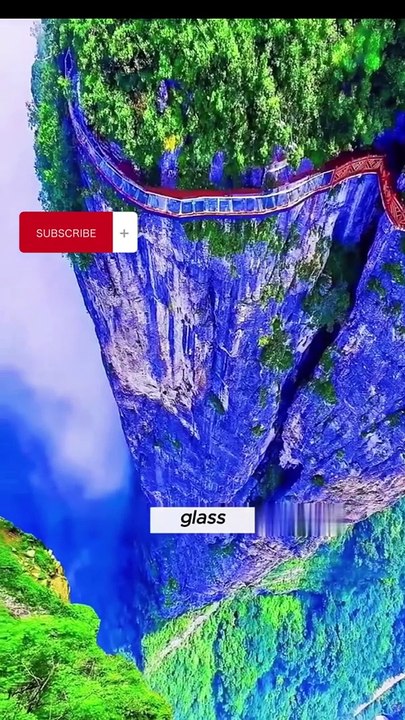Tianmen Mountain Glass Plank Road_ A Thrilling Descent into the Abyss ...