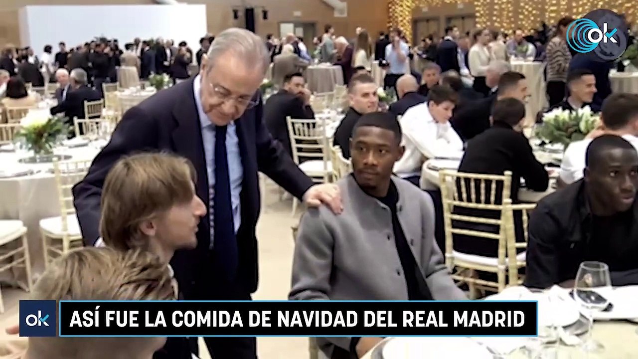 Así fue la comida de Navidad del Real Madrid - Vídeo Dailymotion