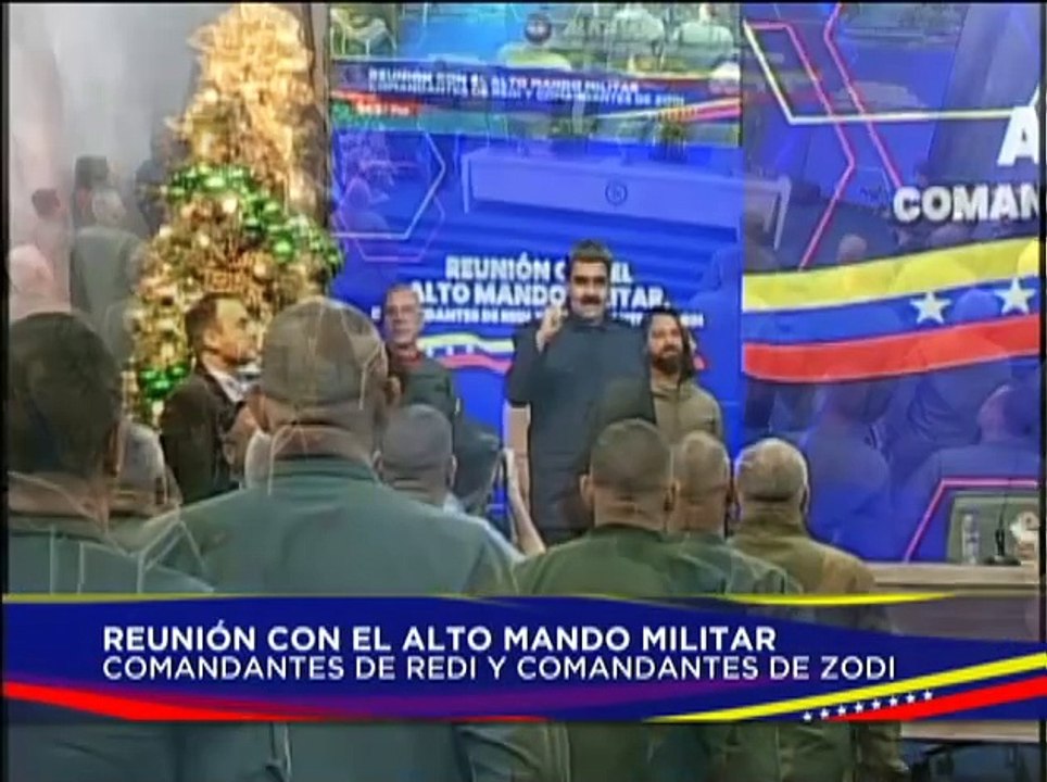 Pdte. Maduro lidera reunión con el Alto Mando Militar, comandantes de ...