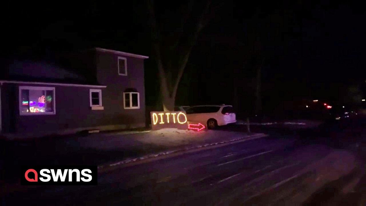 Wisconsin homeowner puts up witty "ditto" sign in response to ...