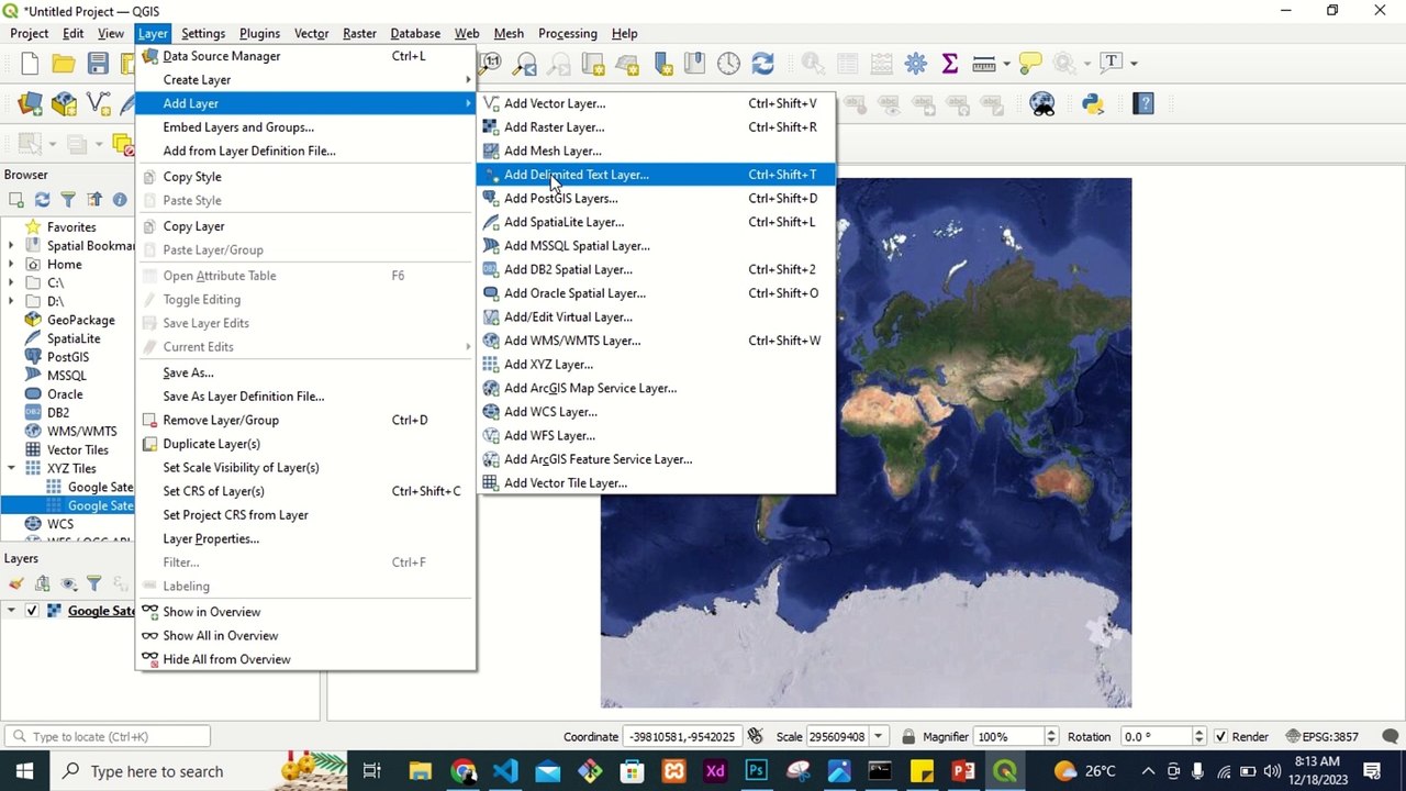 Add a Spreadsheet .CSV to a QGIS Project - video Dailymotion