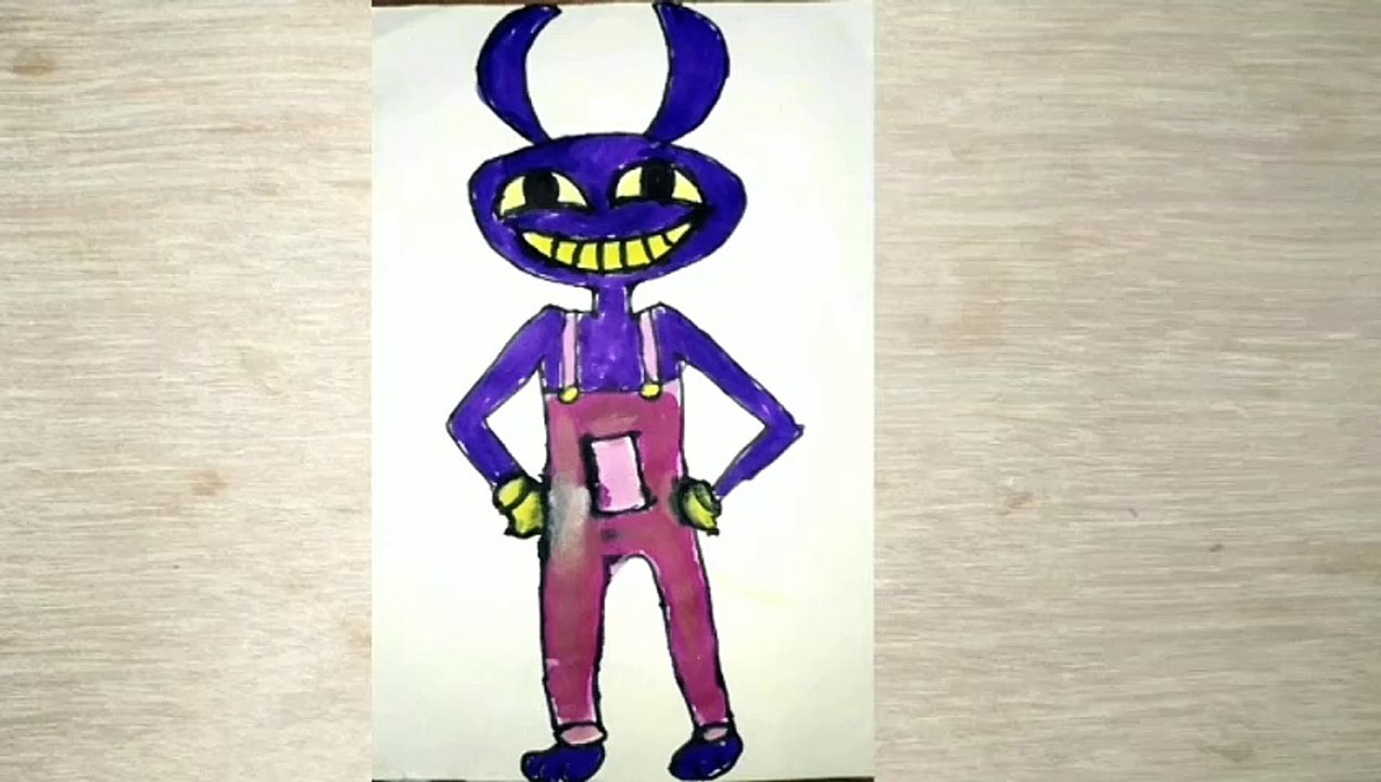 How to draw Jax The amazing digital Circus - video Dailymotion