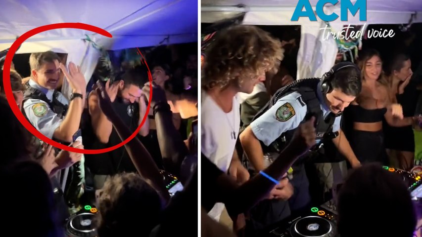 NSW Police officer on the DJ decks goes viral | The Canberra Times ...