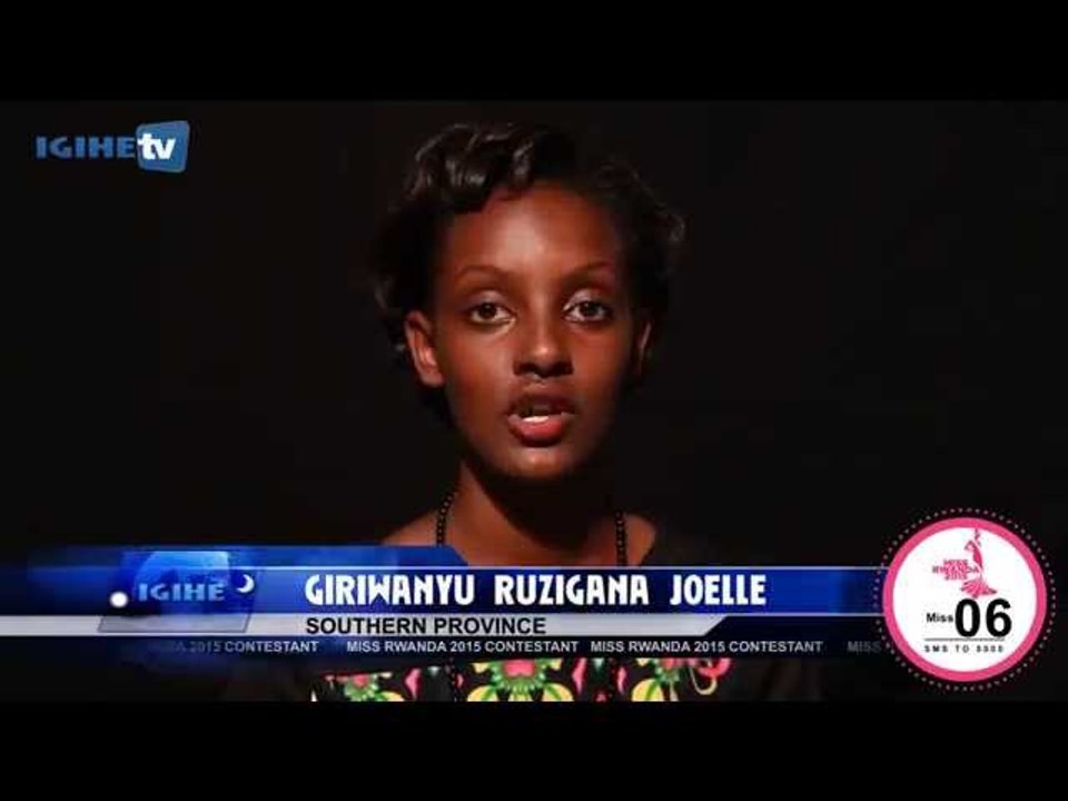 MISS RWANDA 2015 "GIRUWANYU RUZINDANA JOELLE" - video Dailymotion