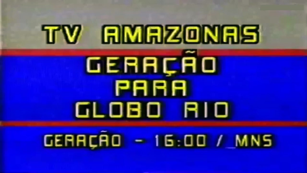Rede Amazônica - Final da geração de material via satélite (1993 ...