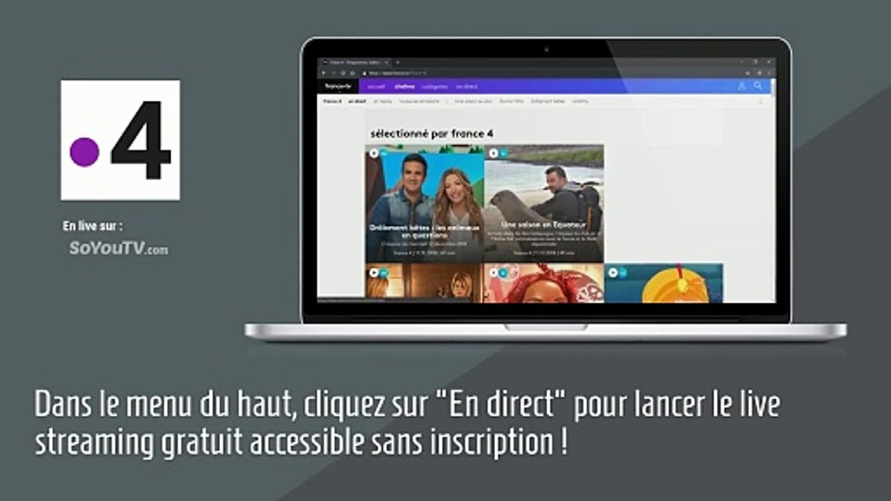 Comment regarder France 4 en direct sur internet - Vidéo Dailymotion