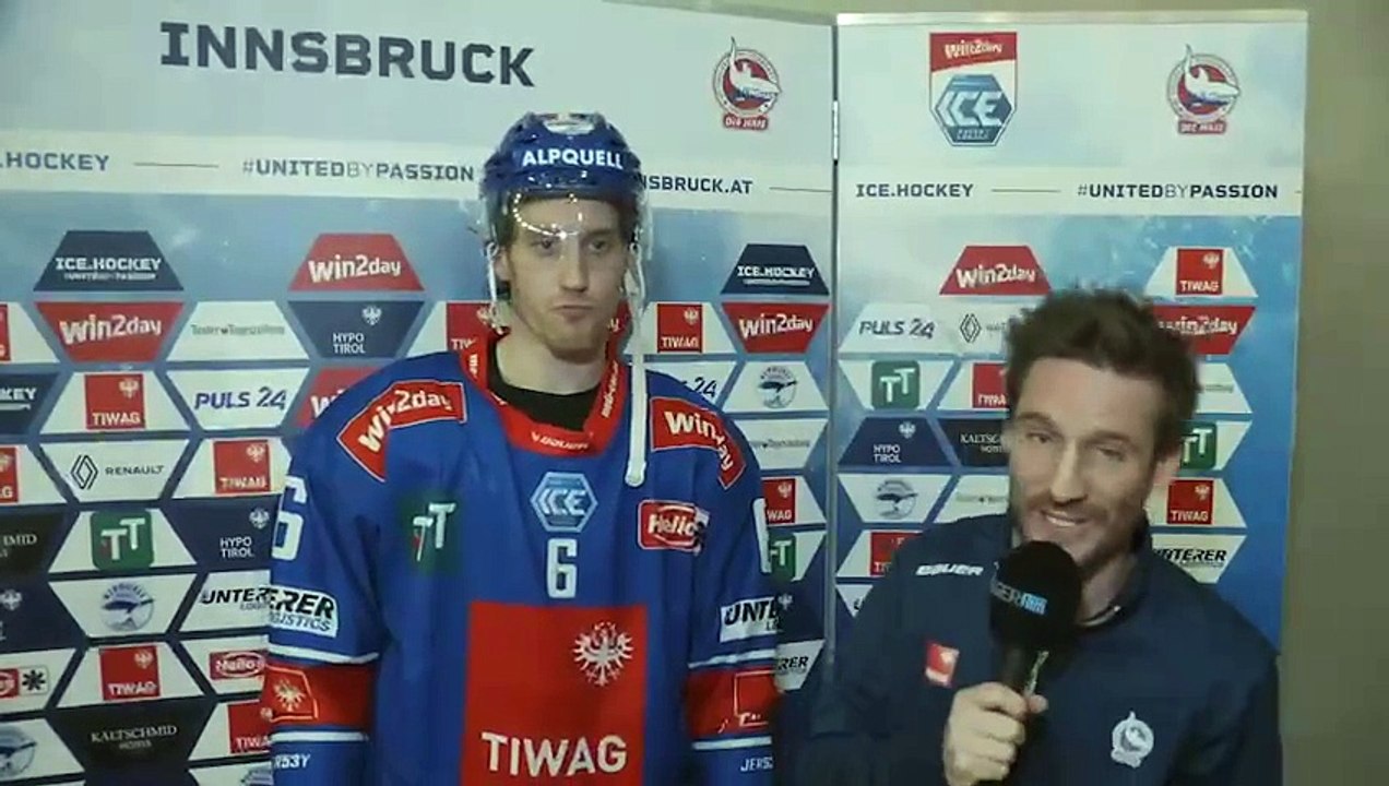 Nick Albano (HCI) nach dem Sieg gegen die Pioneers - video Dailymotion