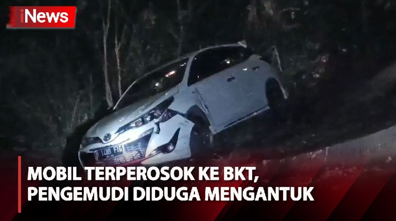 Mobil Terperosok ke BKT, Pengemudi Diduga Mengantuk saat Menyetir ...