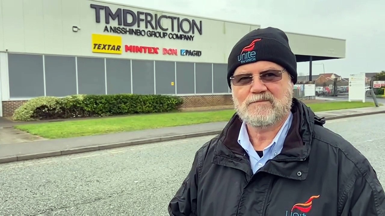 TMD Friction Hartlepool Workers Begin Strike Action - video Dailymotion