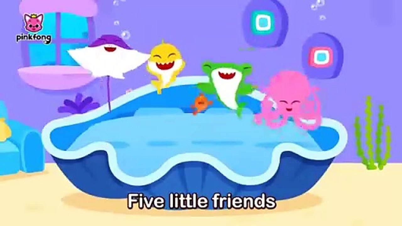Five Little Friends Jumping in the House Learn Safety Rules with Baby ...