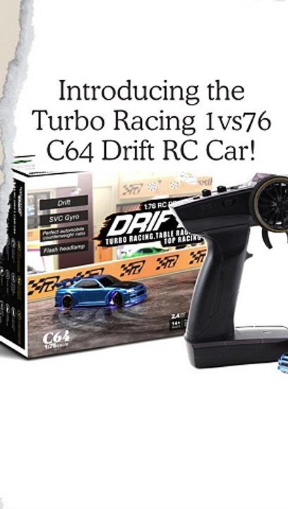 Introducing the Turbo Racing 1vs76 C64 Drift RC Car! Product link is in ...
