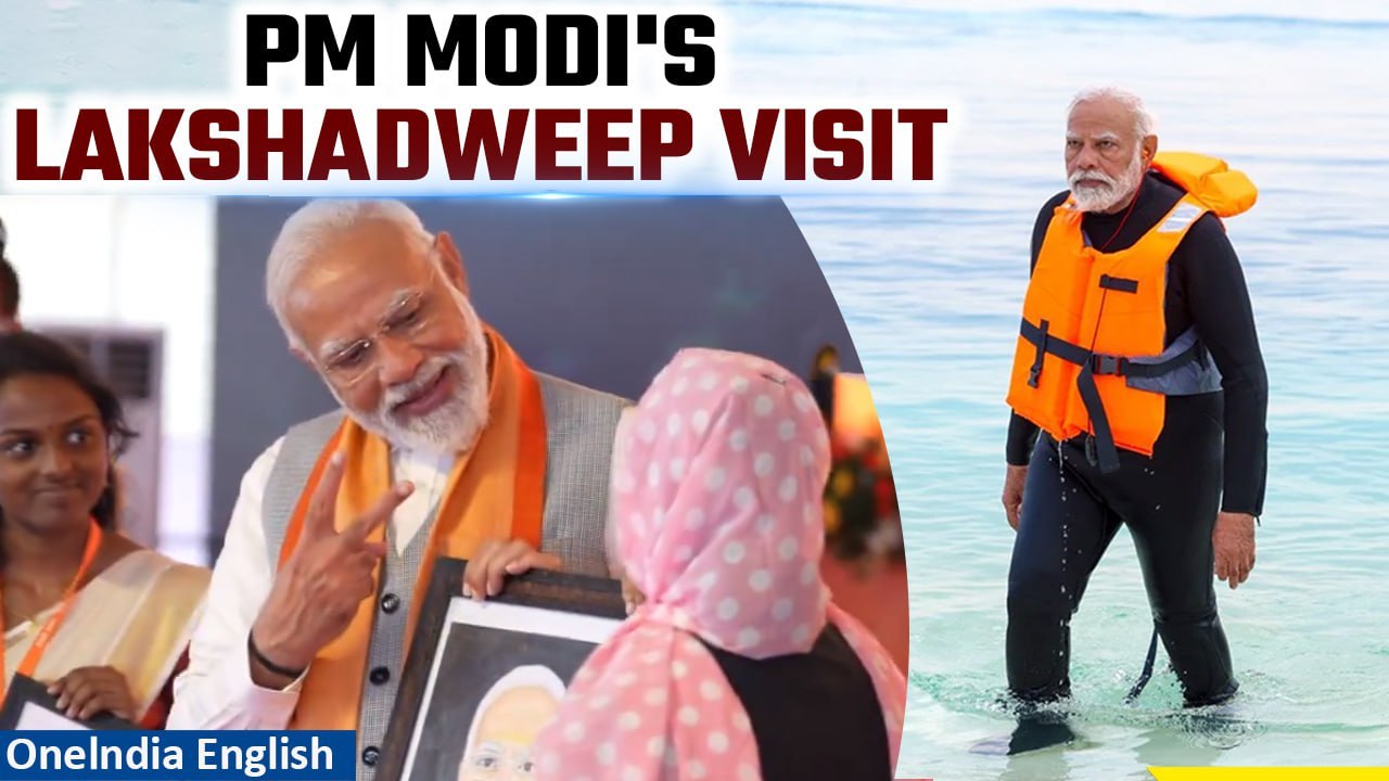 Lakshadweep: Immerse in the visual odyssey of Prime Minister Narendra ...