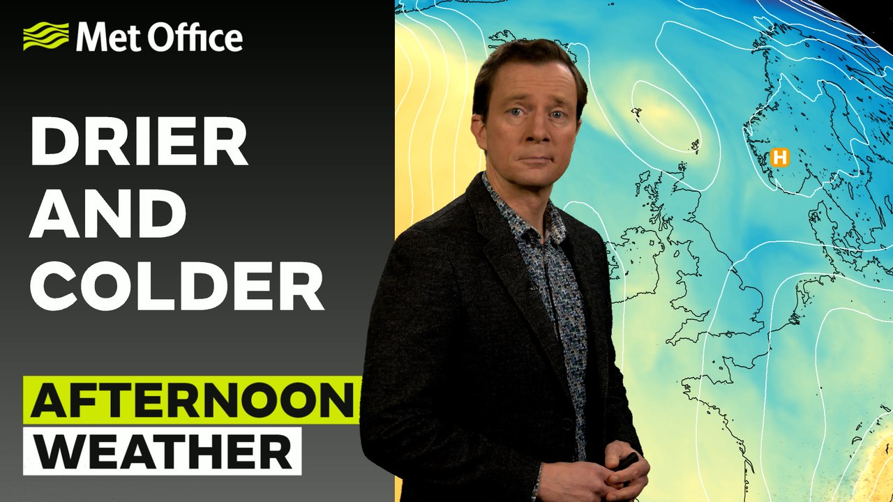 Met Office Afternoon Weather Forecast 05/01/24 – Calming weather, dryer ...