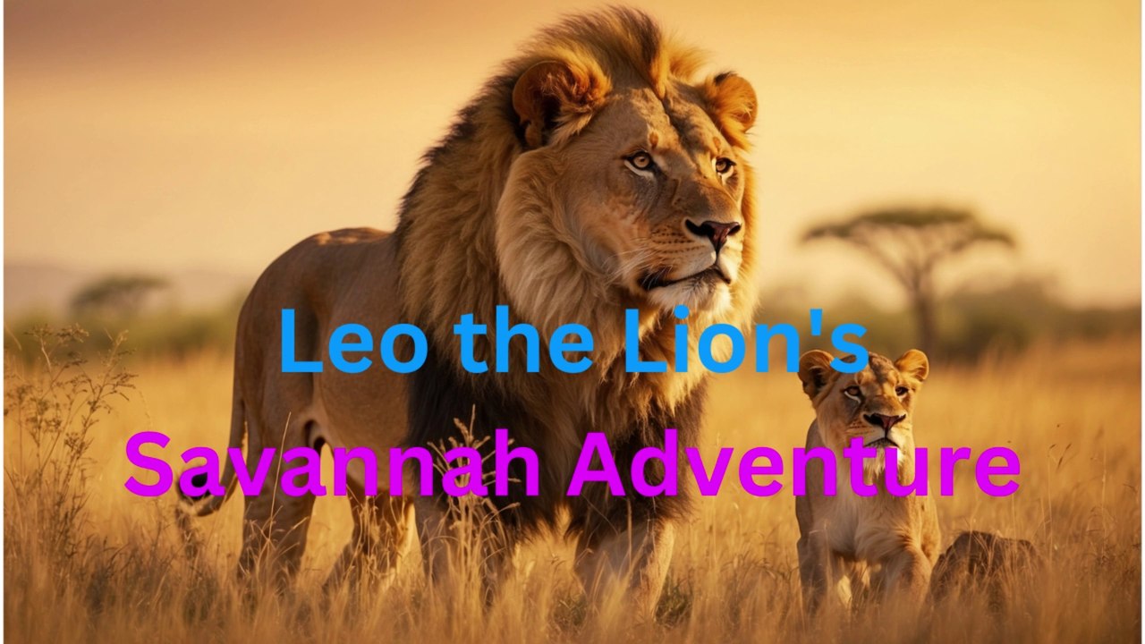 Leo the Lion's Savannah Adventure | Kids story | Kids story books ...