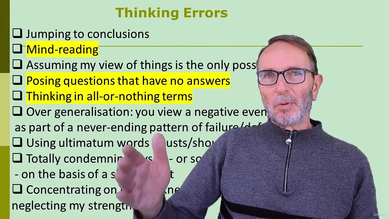 Mastering Thinking Skills: Overcoming Common Thinking Errors - video ...