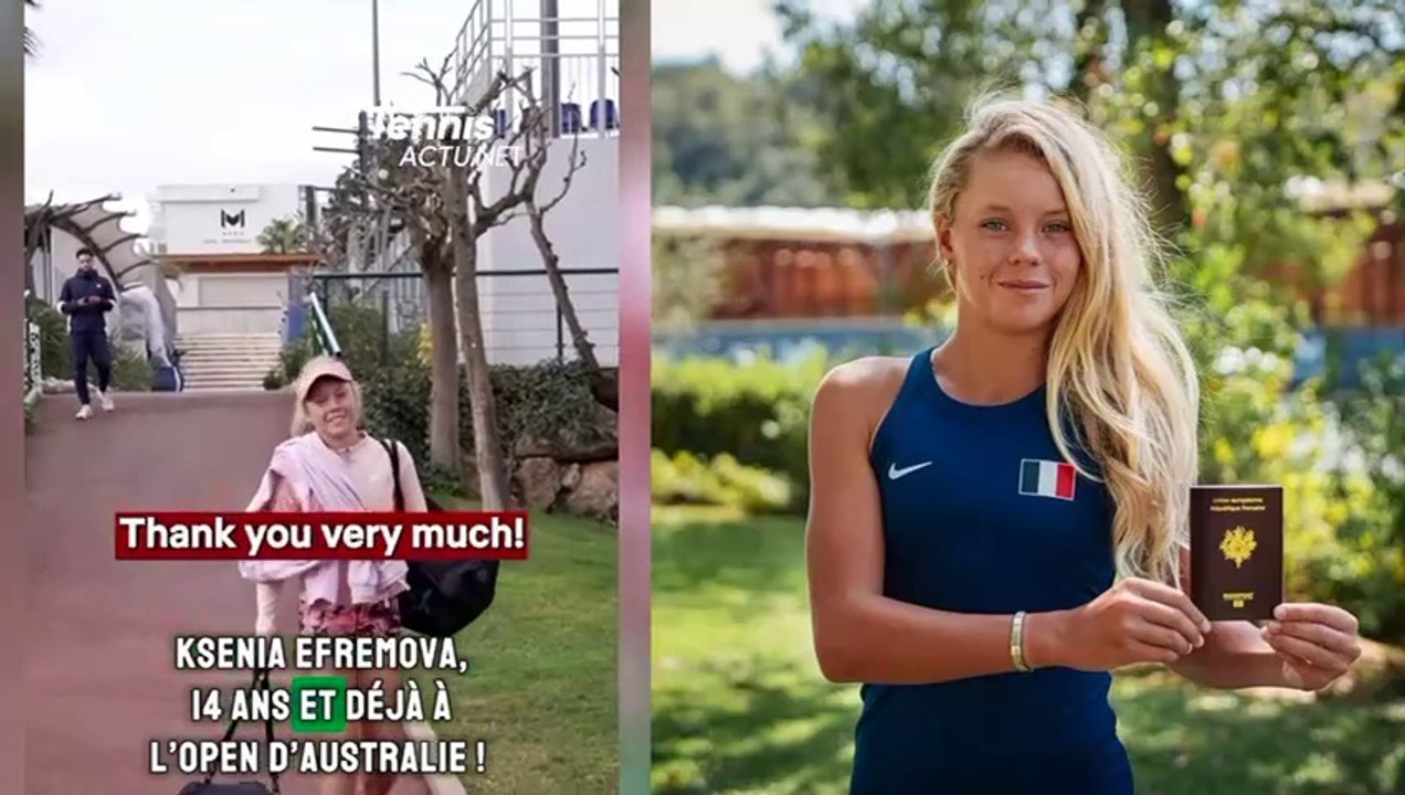 Open d'Australie 2024 - Ksenia Efremova, la néo-française de 14 ans ...