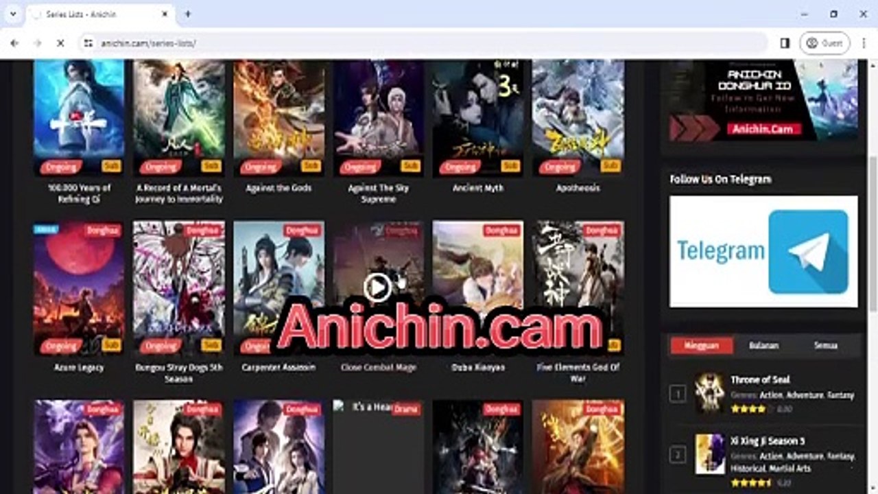 Anichin - Fansub Donghua Subtitle Indonesia nonton - video Dailymotion