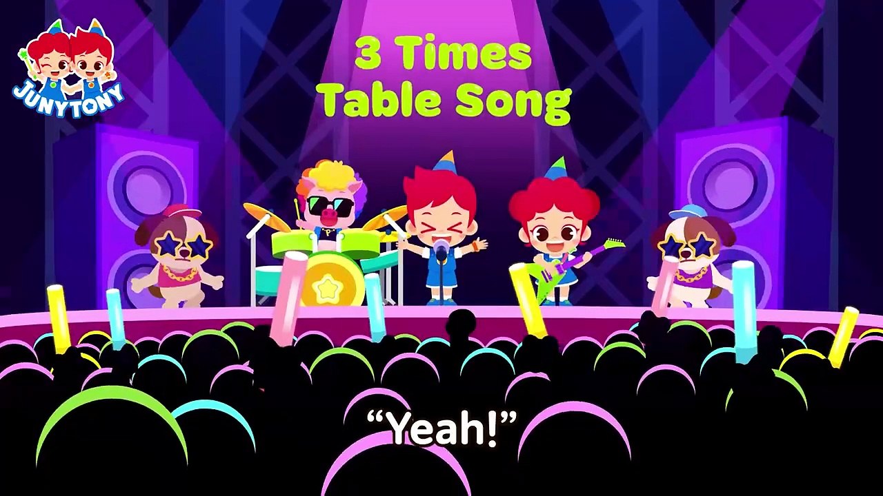 3 Times Table Song Multiply by 3 School Songs Multiplication Songs for ...