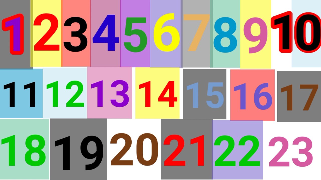 123 count numbers/number 1 to 30 for kids/leaen numbers123 - video ...
