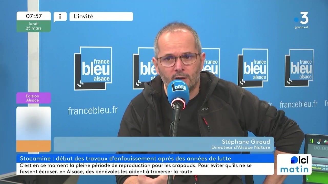 Stéphane Giraud, directeur d'Alsace Nature, sur Stocamine - Vidéo ...
