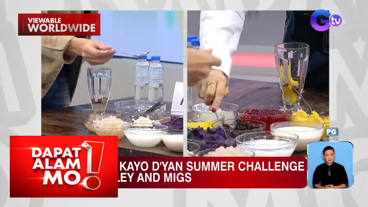 Haley Dizon at Migs Almendras, kumasa sa ‘Palamig Challenge’ | Dapat ...