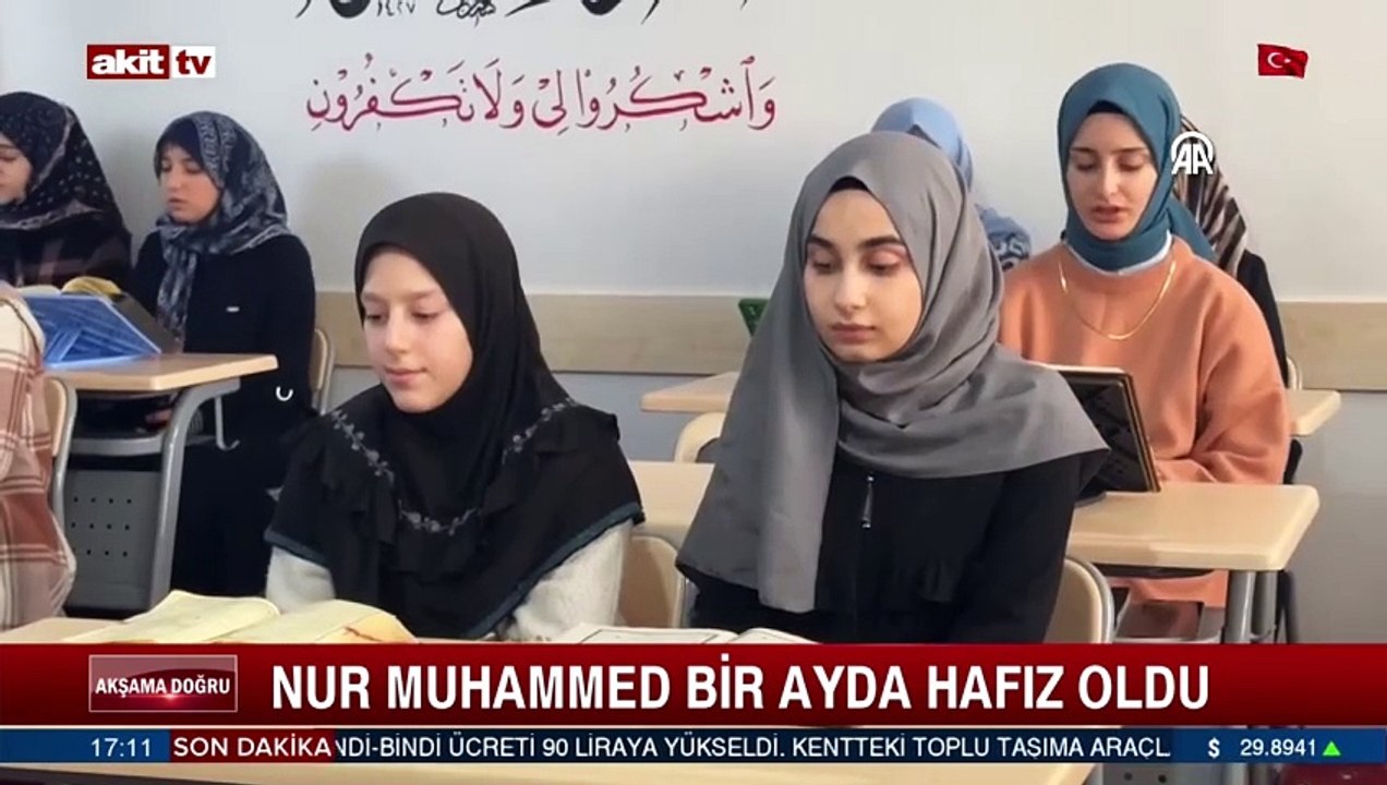 Nur Muhammed bir ayda hafız oldu - Dailymotion Video