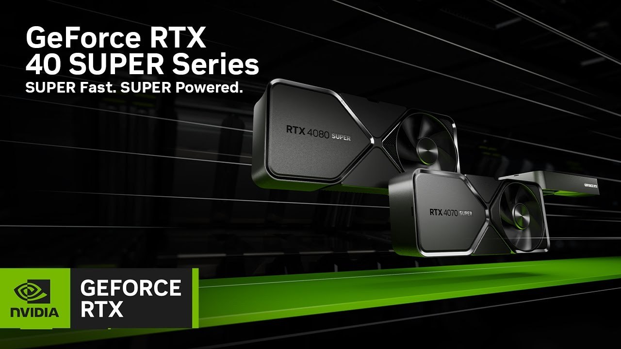 GeForce RTX 40 SUPER Series Graphics Cards _ SUPER Fast. SUPER Powered. - Vídeo Dailymotion